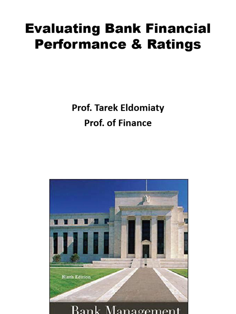 01-Evaluating Bank Performance | PDF | Equity (Finance) | Banks