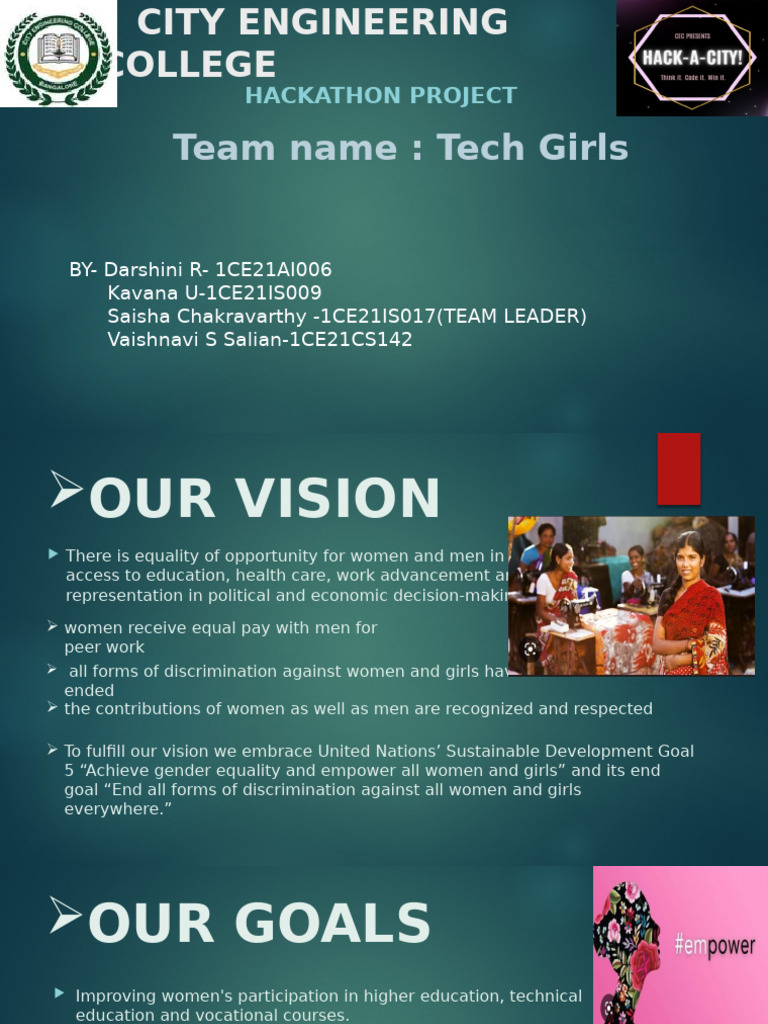 Empowering Women: Hackathon Project Overview | PDF