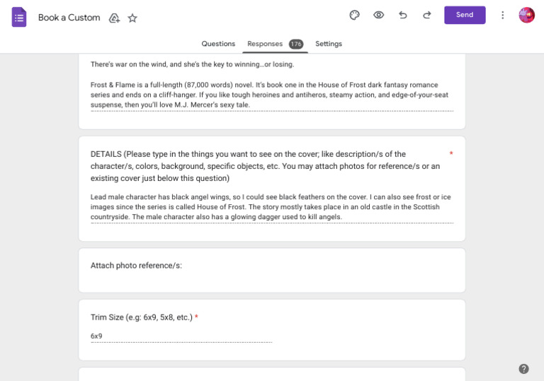 Book a Custom - Google Forms | PDF