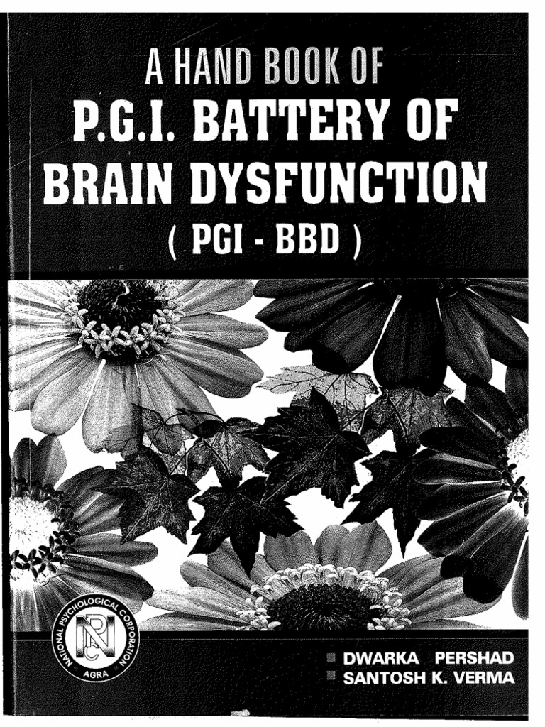 PGI Battery of Brain Dysfunction Guide | PDF