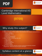 Syllabus Update: Cambridge International AS & A Level Mathematics (9709 ...