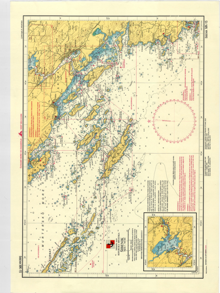 Nauticka Karta Sibenik | PDF