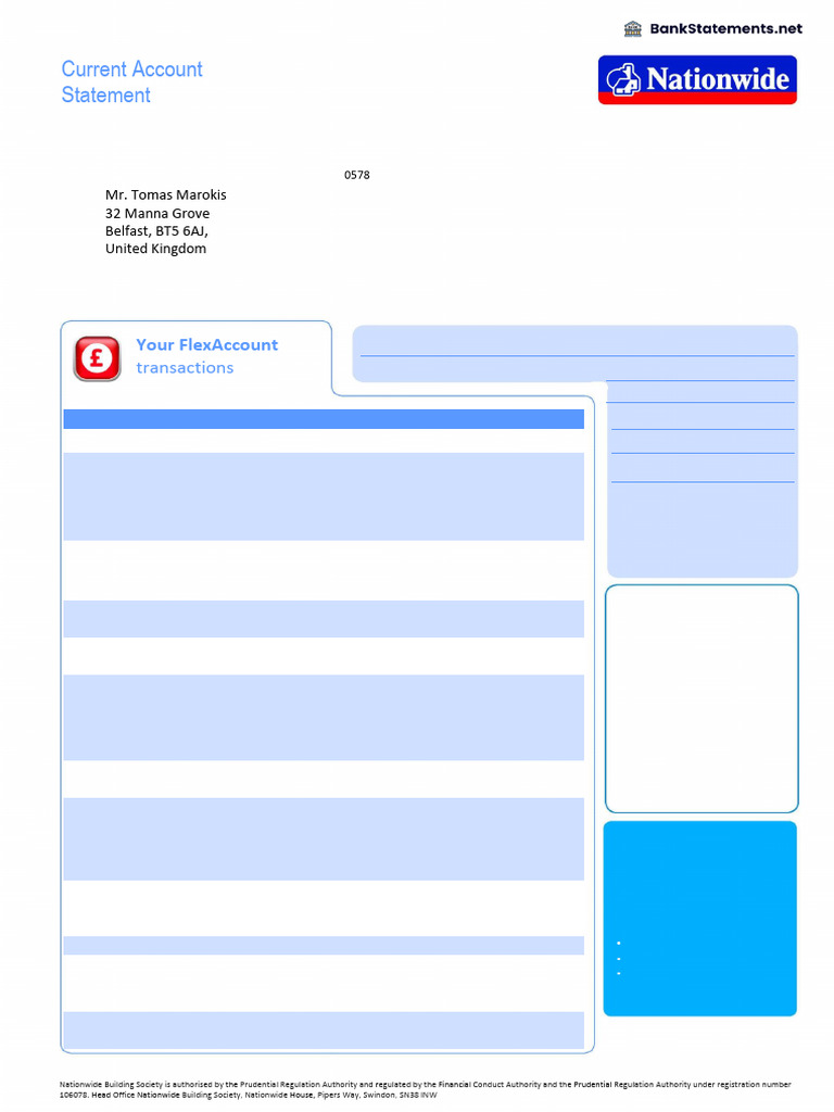 NBS Bank Statement Nov 2024 | PDF | Overdraft | Interest