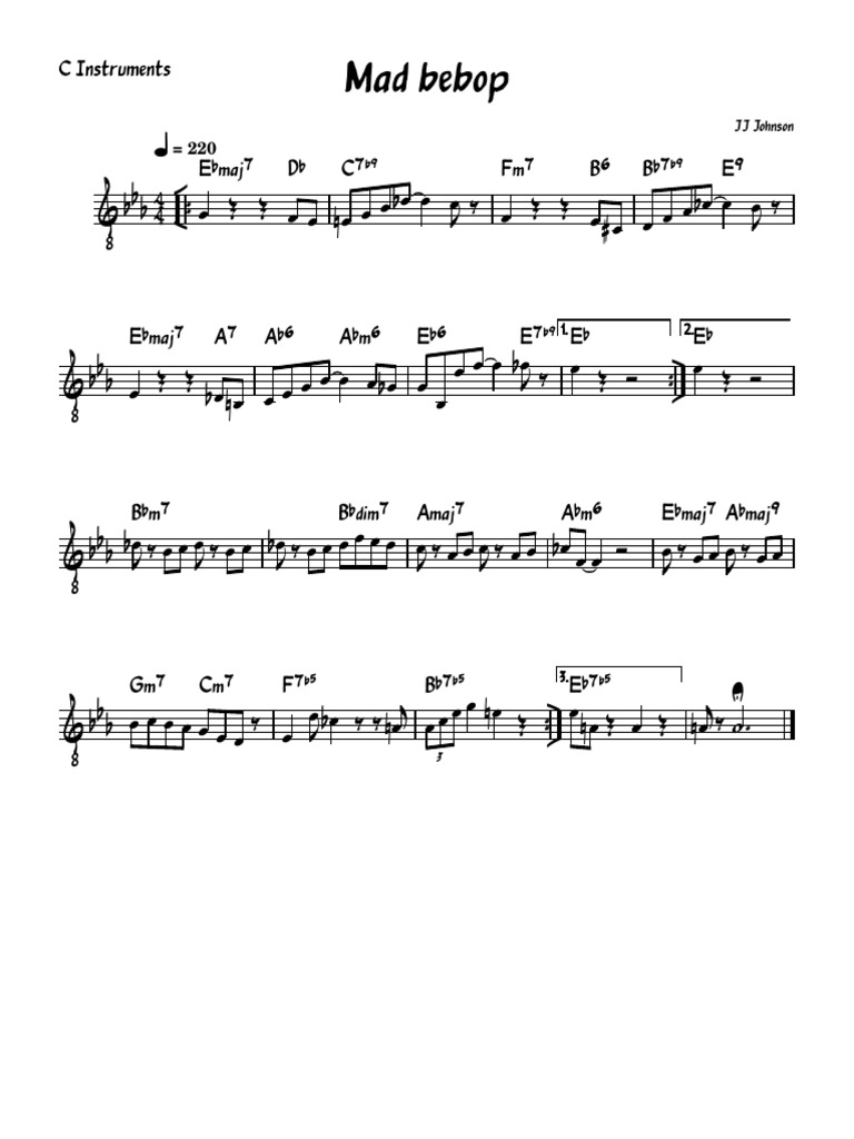 Mad Bebop-Electric - Guitar | PDF