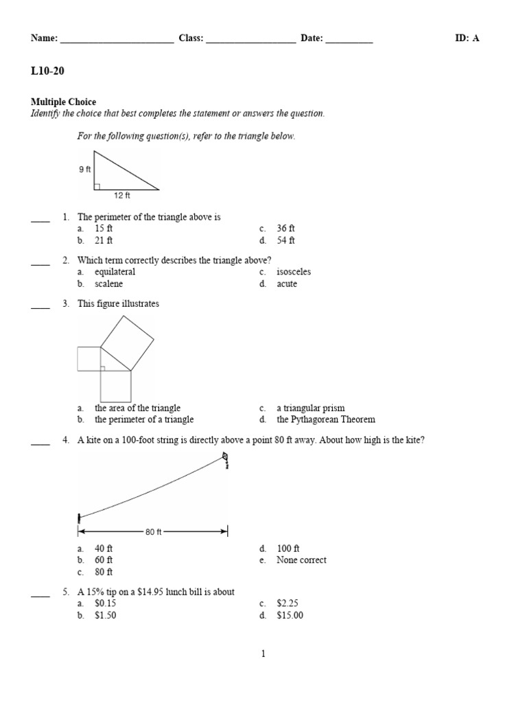 Saxon PreAlgebra Extra Lessons+10 20 | PDF | Triangle | Mathematics