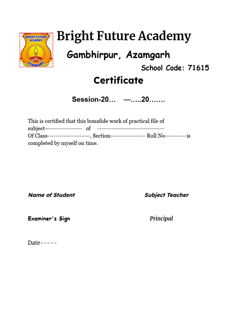 Certificate | PDF