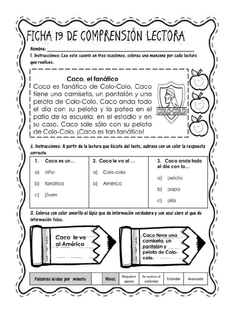 Actividades Grado 1 Lectoescritura | PDF