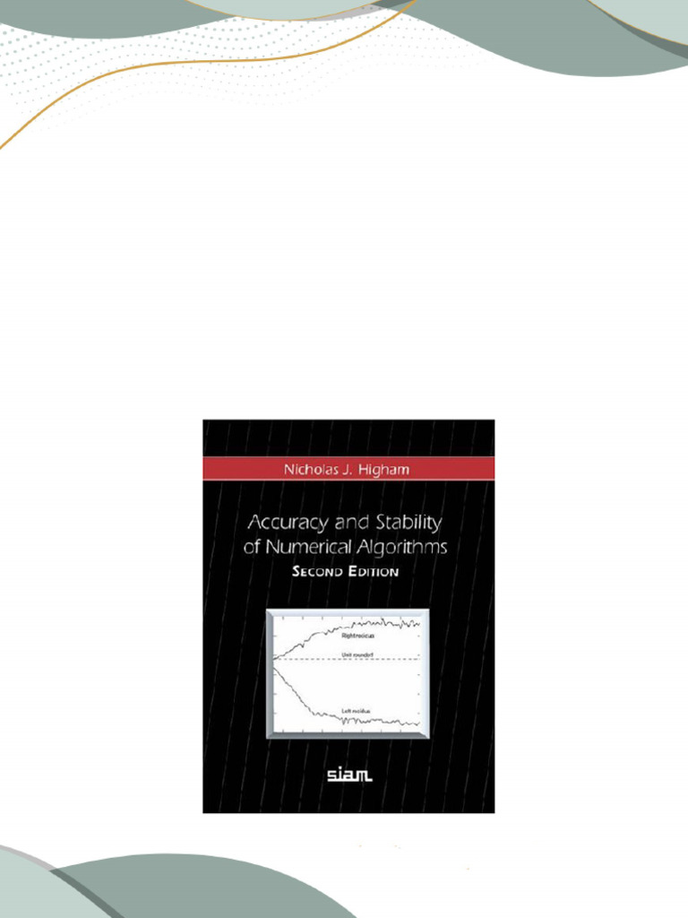 Instant download Accuracy and Stability of Numerical Algorithms Second ... Instant download Accuracy and Stability of Numerical Algorithms Second ...