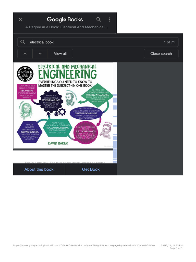 A Degree in A Book - Electrical and Mechanical Engineering - Everything You ... | PDF