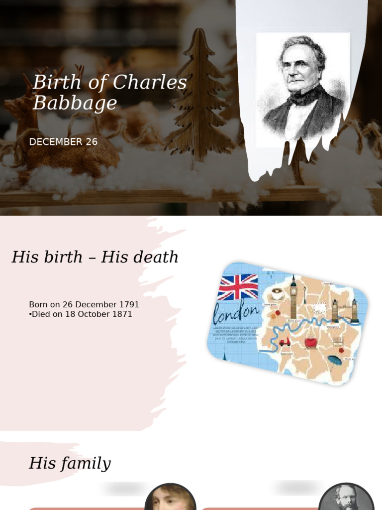 Birth of Charles Babbage 1 | PDF