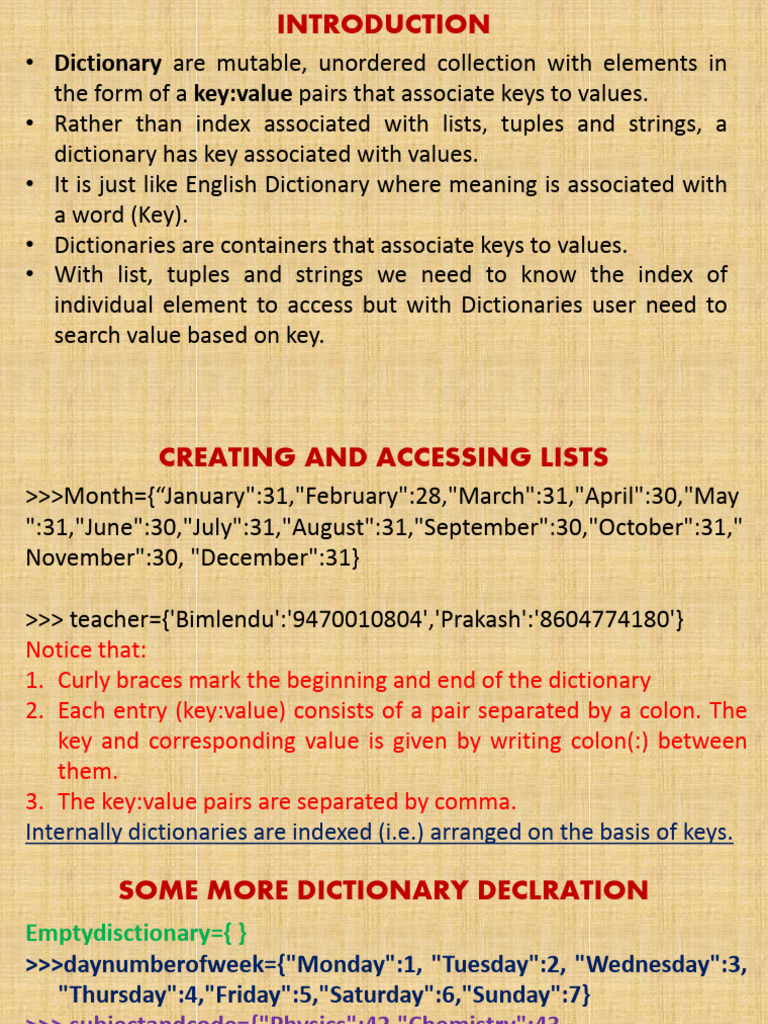 3 PYTHON DICTIONARIES Lyst1729231943741 | PDF | Computer Programming | Computing