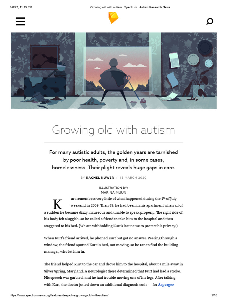 Aging with Autism: Health Challenges | PDF | Autism Spectrum | Mental ...