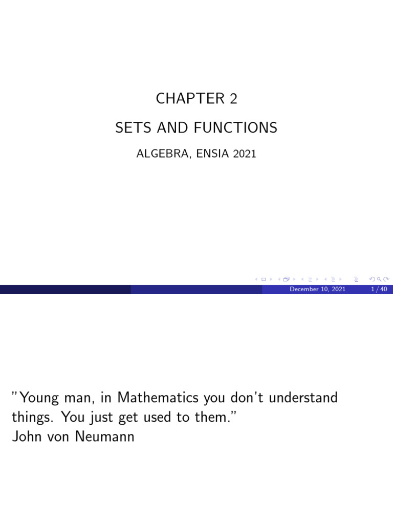 Sets and Functions 2022 | PDF | Function (Mathematics) | Set (Mathematics)