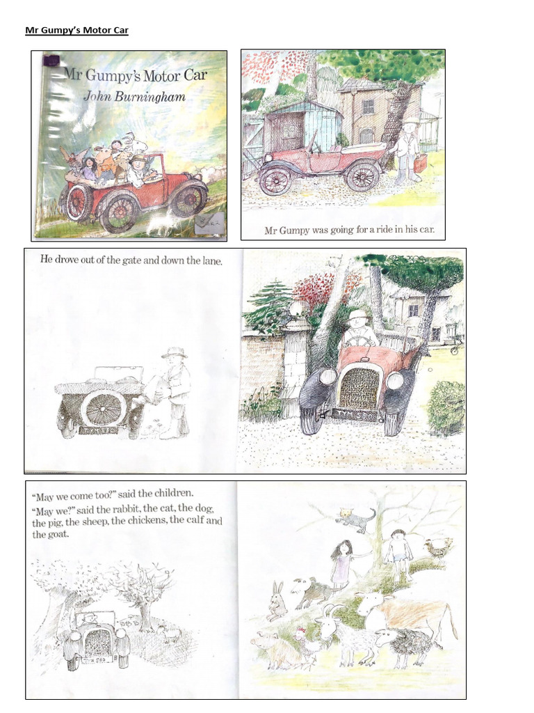 Year 1 English MR Gumpys Motor Car Story | PDF