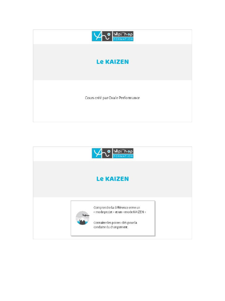 KAIZEN Support Formation | PDF