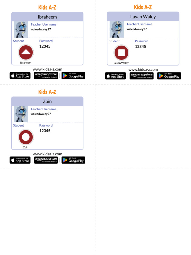 Student Login Instructions | PDF