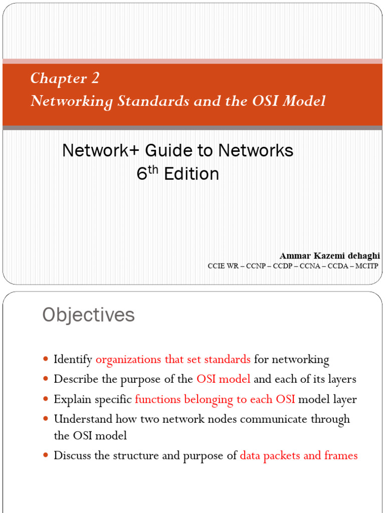 Chapter02-Networking Standards and the OSI Model | PDF | Computer Network | Transmission Control ...