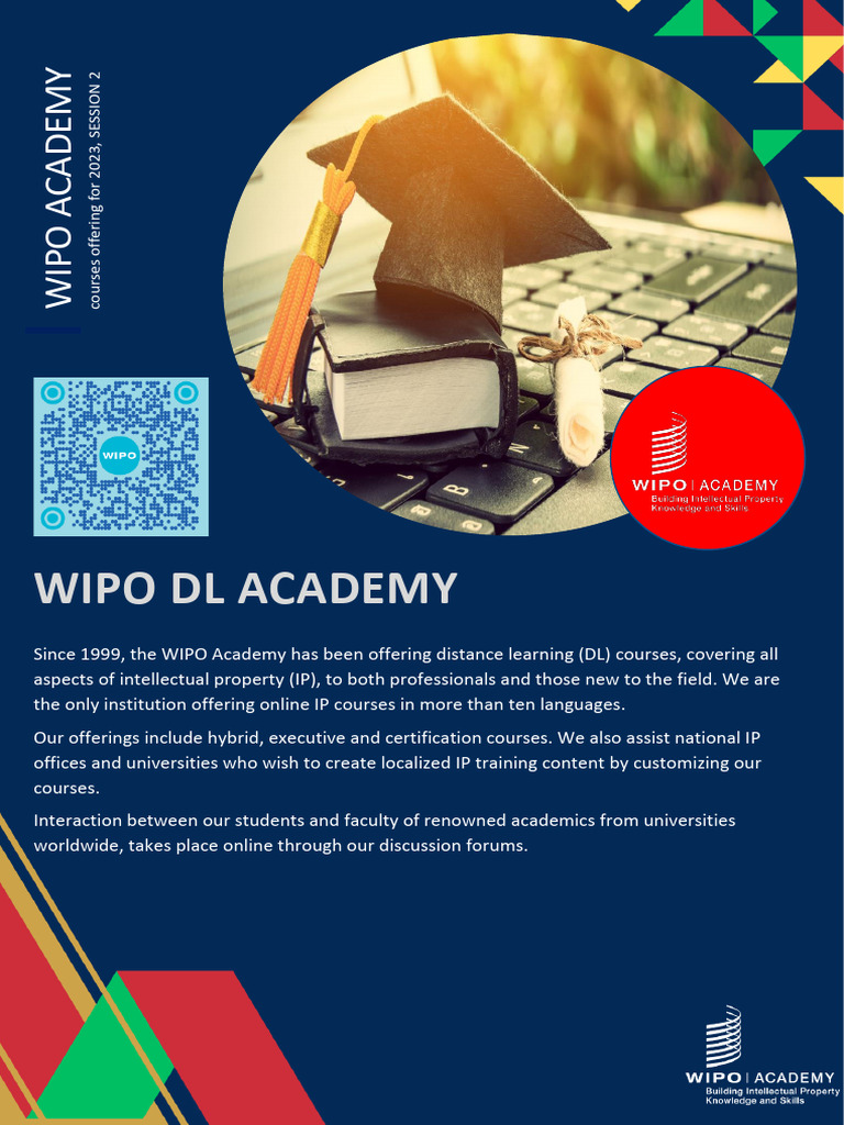 WIPO ACADEMY flyerv4 | PDF | Intellectual Property | World Intellectual Property Organization
