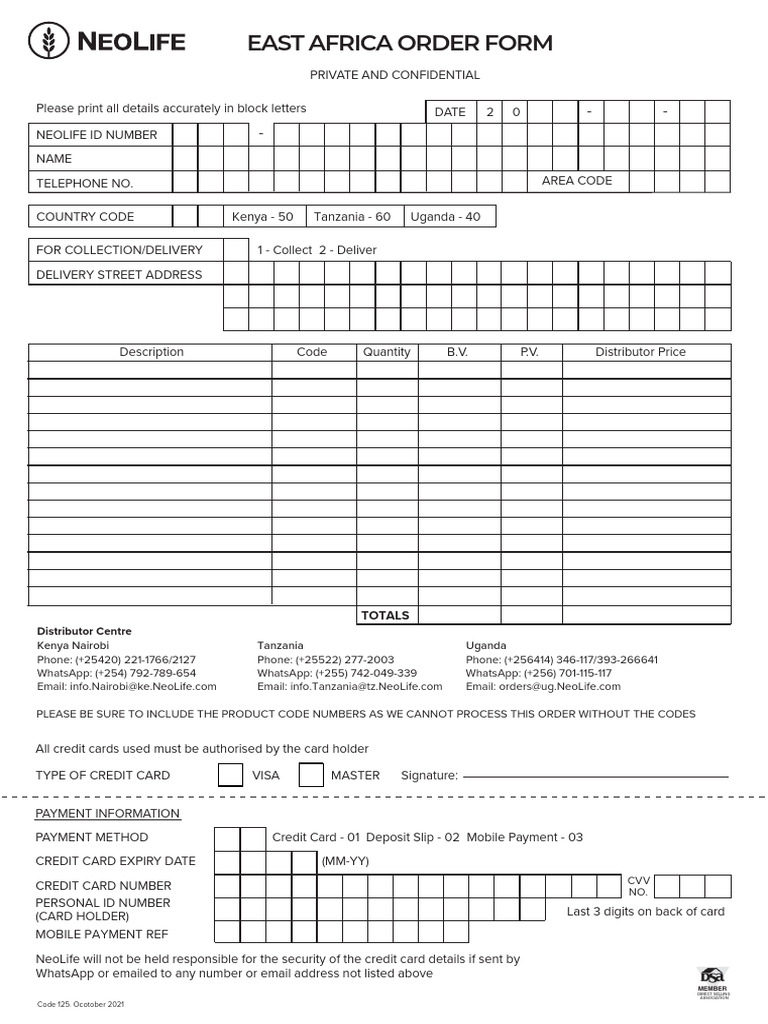 EA Order Form Fillable | PDF | Credit Card | Financial Technology