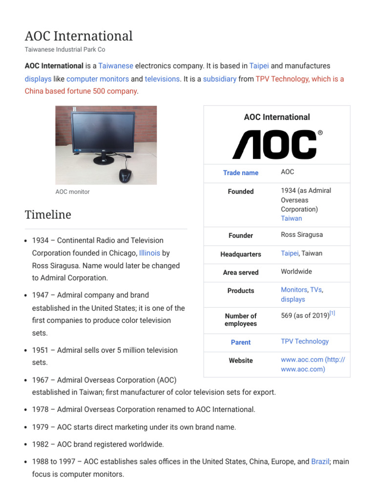 AOC International - Simple English Wikipedia, The Free Encyclopedia ...