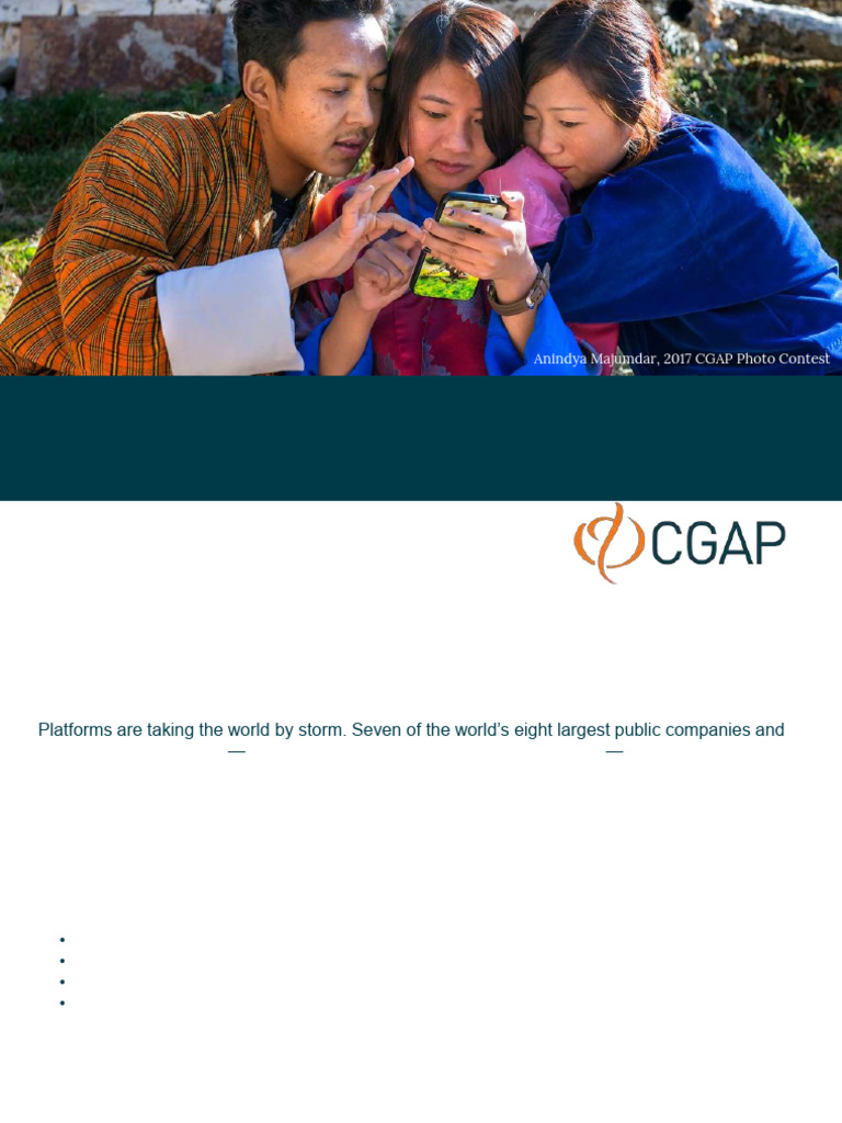 Financial Services Platforms for Inclusion | PDF | Business Model | Credit