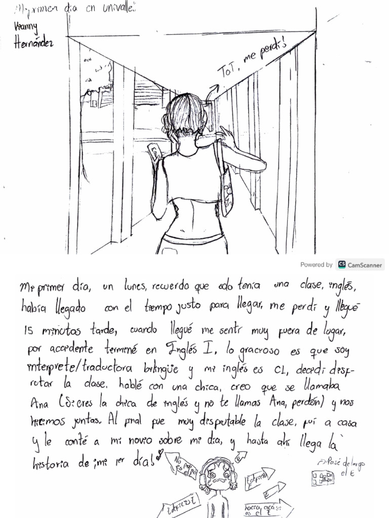 Texto Mi Primer Día de Clases | PDF