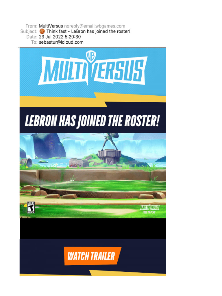 ? Think Fast - LeBron Has Joined The Roster! | PDF