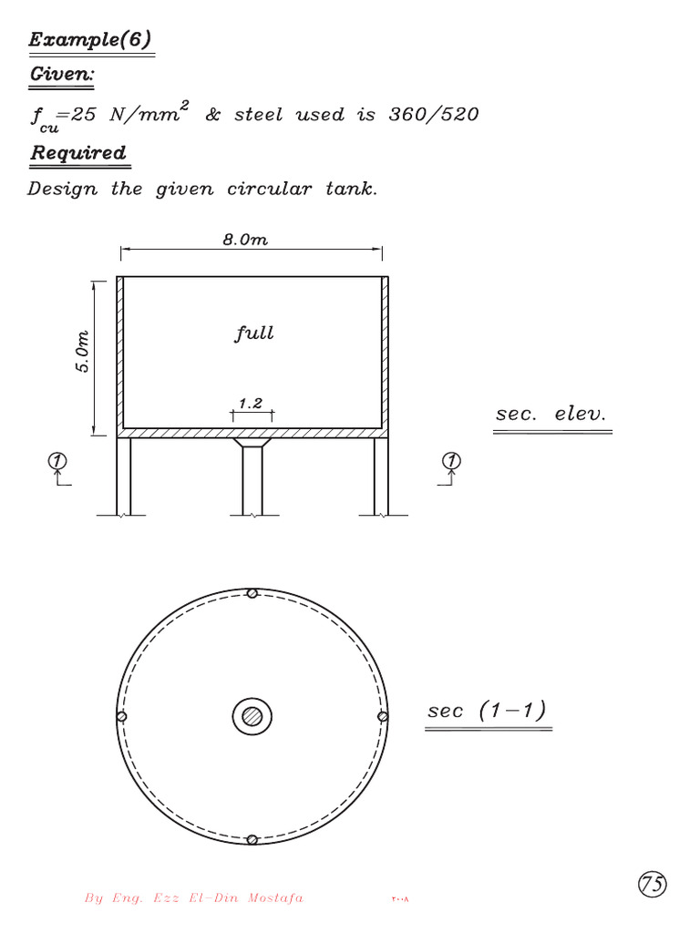 15 - (Tanks) Circular Tanks (Dr. Ezz 2016) | PDF