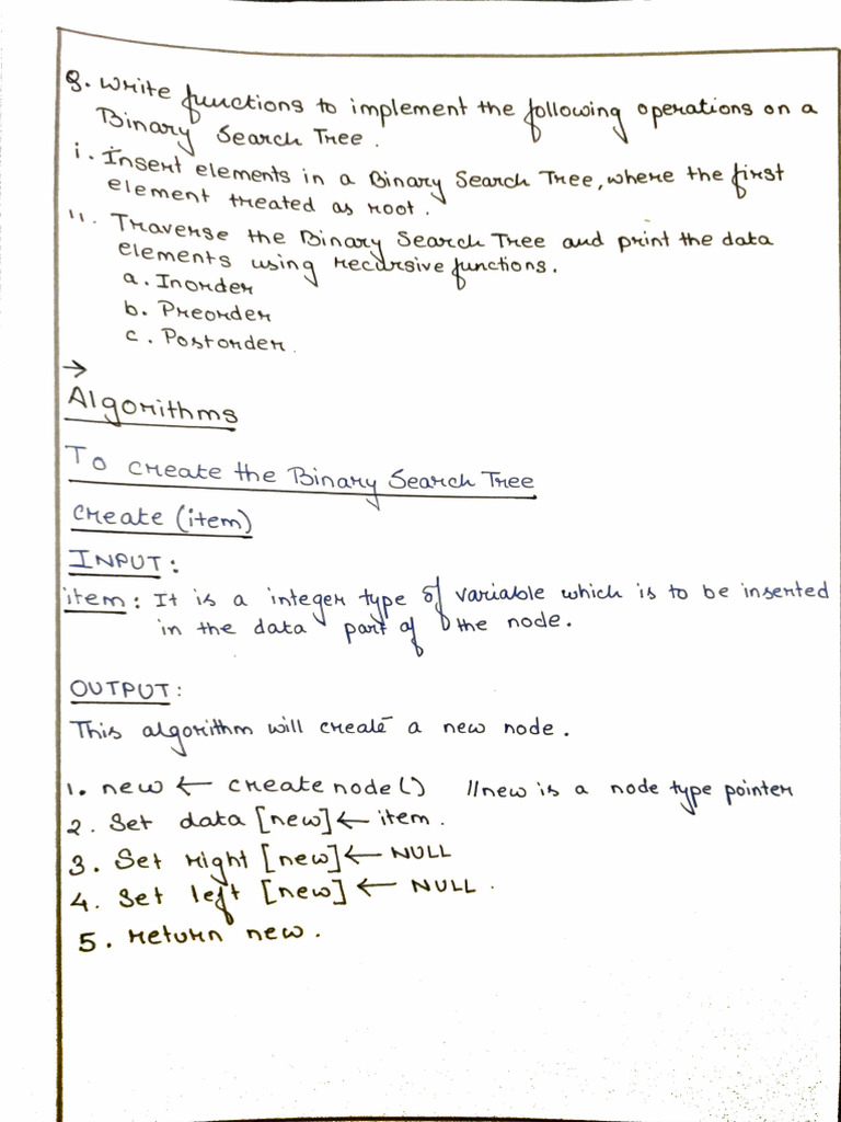 bst and binary search | PDF
