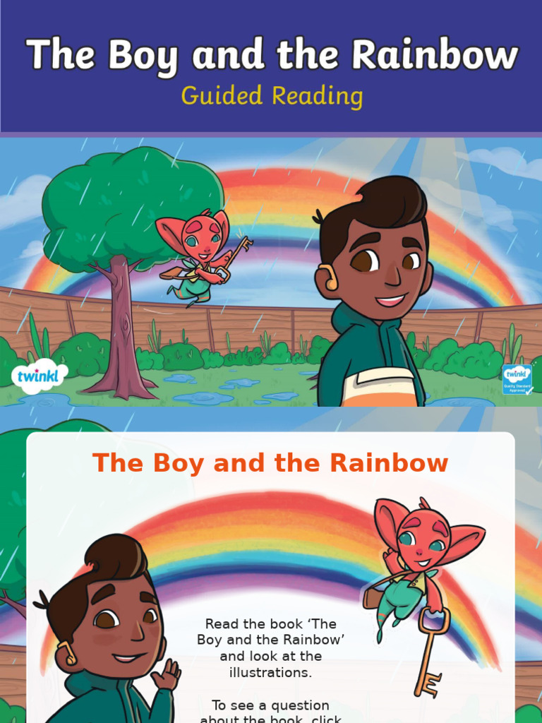 The Boy and the Rainbow: KS1 Story Guide | PDF