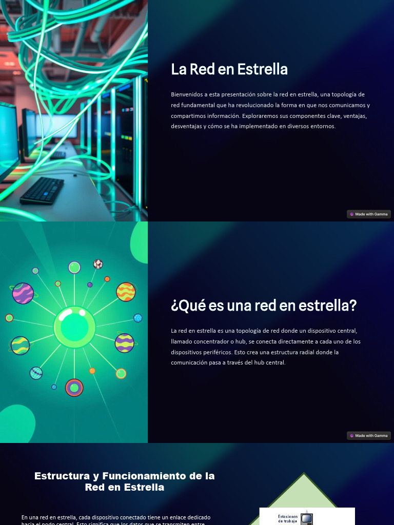 La Red en Estrella | PDF | Red de computadoras | Topología de la red