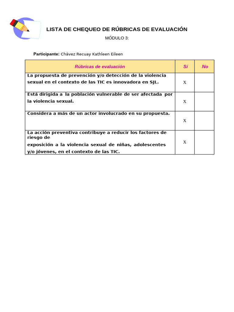 Chávez Recuay Kathleen Eileen MODULO 3 | PDF