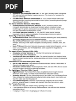 Broadcast Media History Timeline | PDF