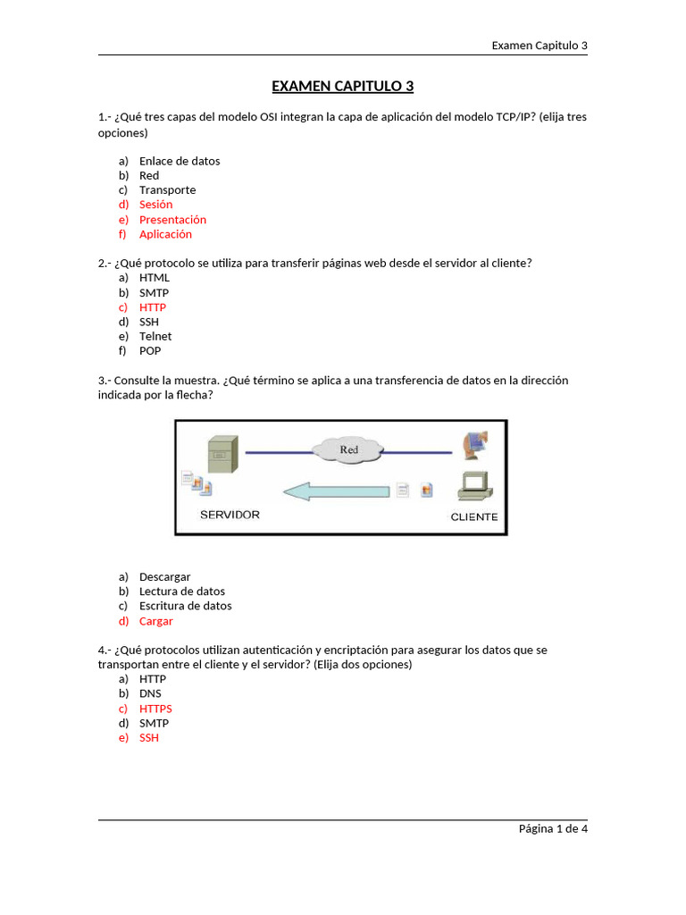 Examen Capitulo 3 | PDF