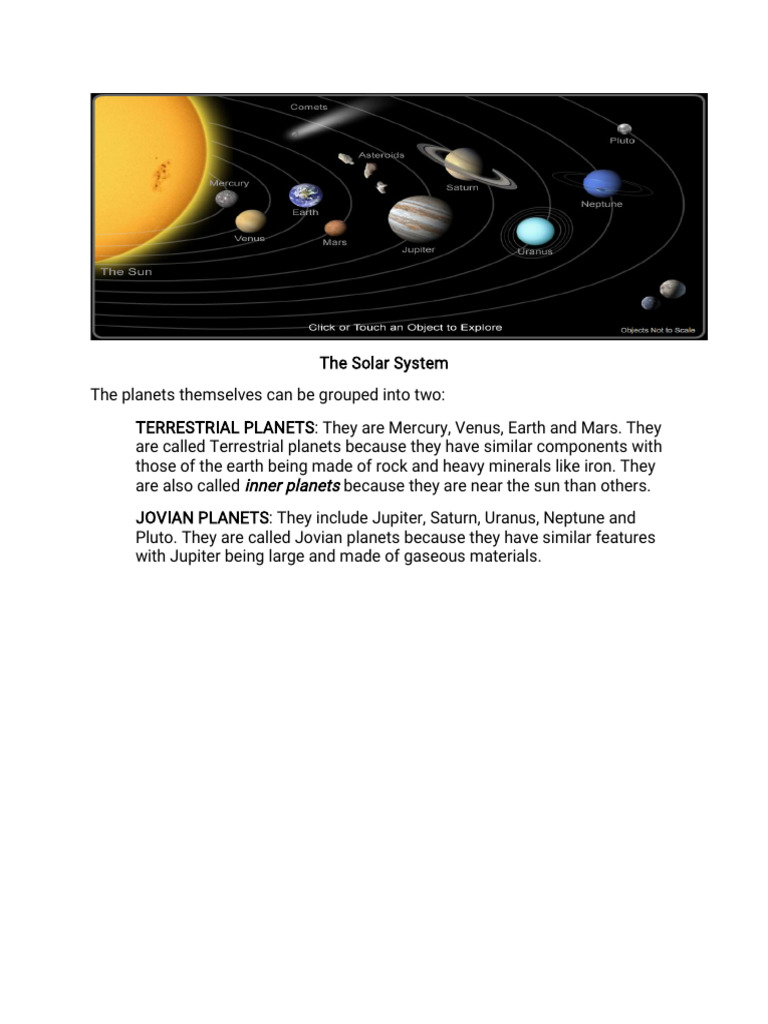 Exploring Our Solar System | PDF