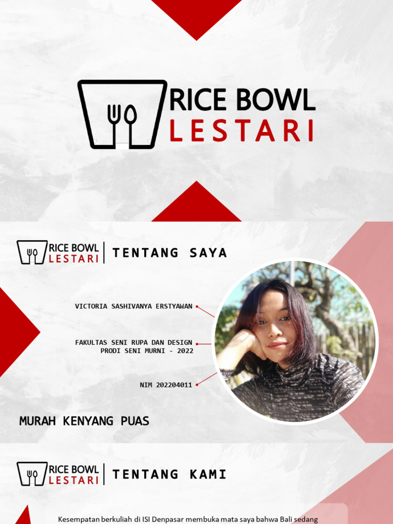 Portofolio Ricebowl Lestari Victoria Sashivanya Erstyawan | PDF