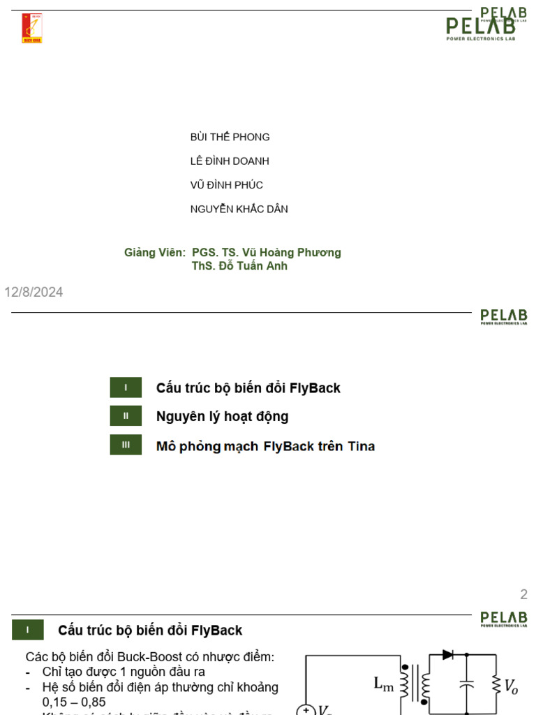 Nghiên C U M CH Flyback | PDF