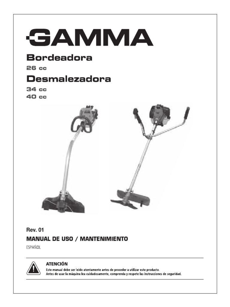 Herramientas para El Jardin Bordeadora G1831-Manual Rev01-Baja | PDF