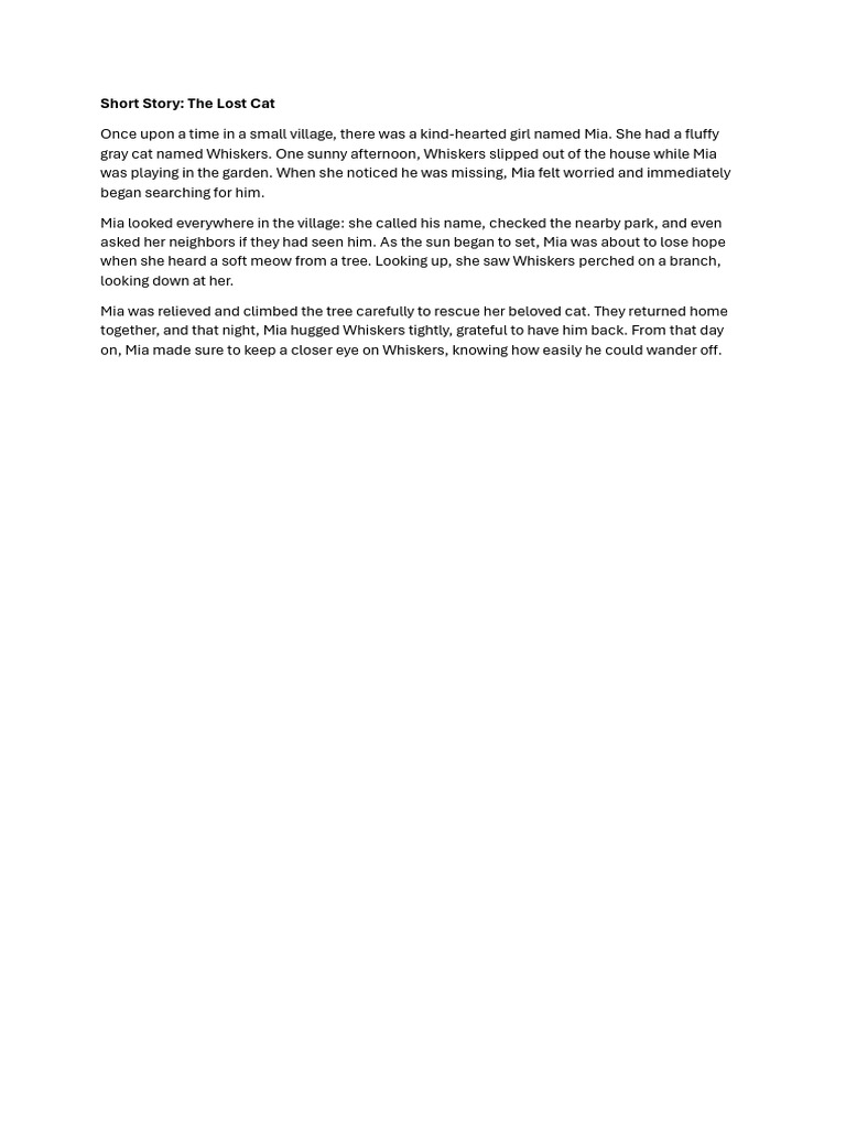 Short Story | PDF