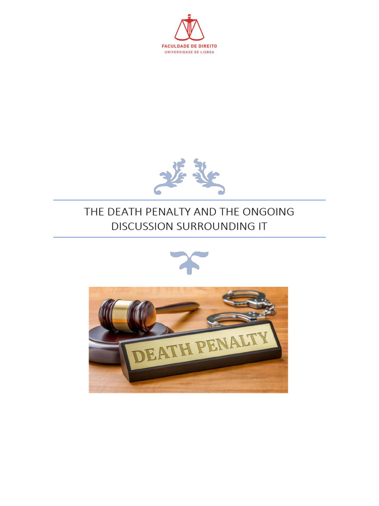 The Death Penalty and The Ongoing Discussion Surrounding It | PDF ...