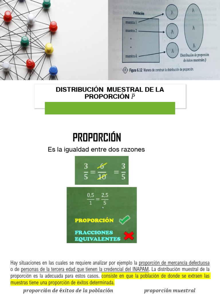 Distribución Muestral de La Proporción P G̅ | PDF