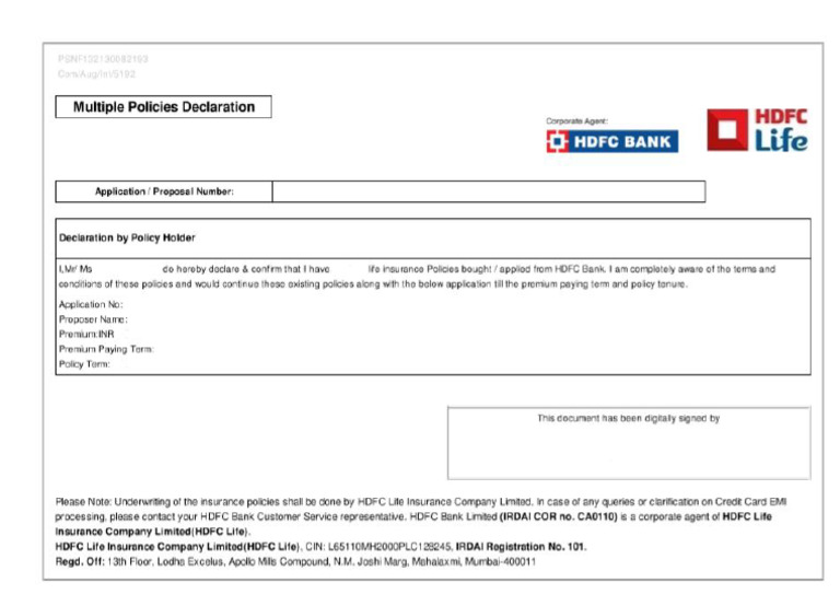 Multiple Policy PDF | PDF