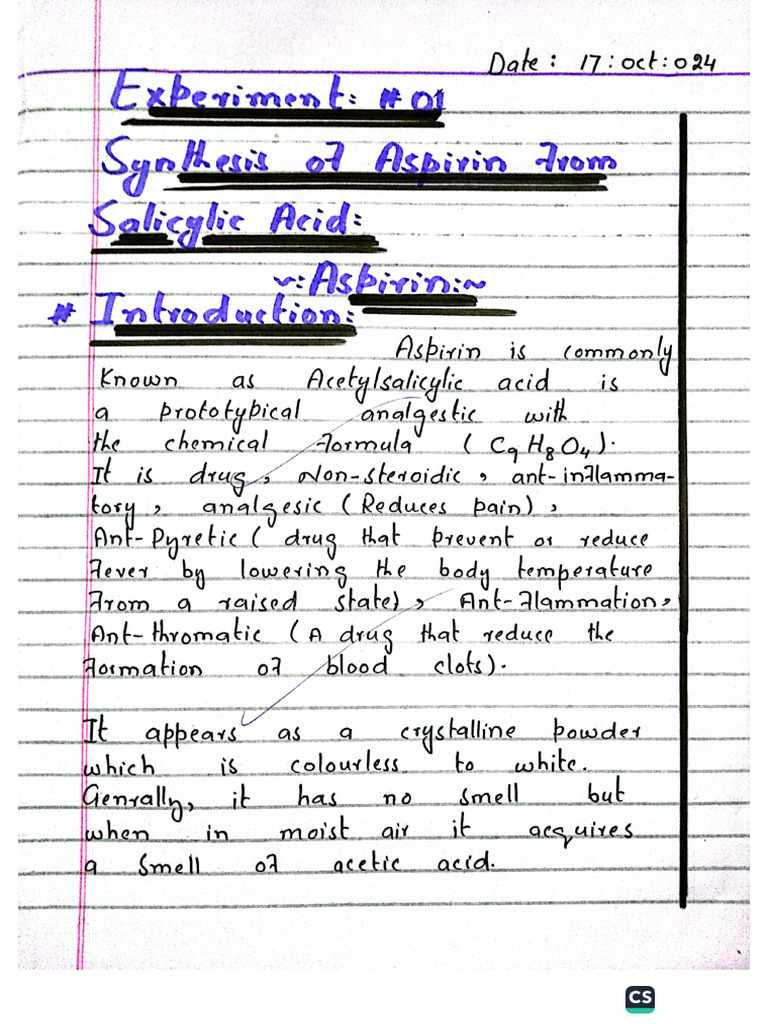 Organic Lab Practical-1 | PDF
