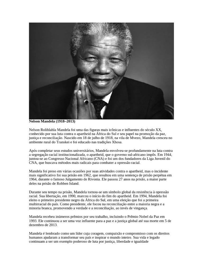 Nelson Mandela | PDF