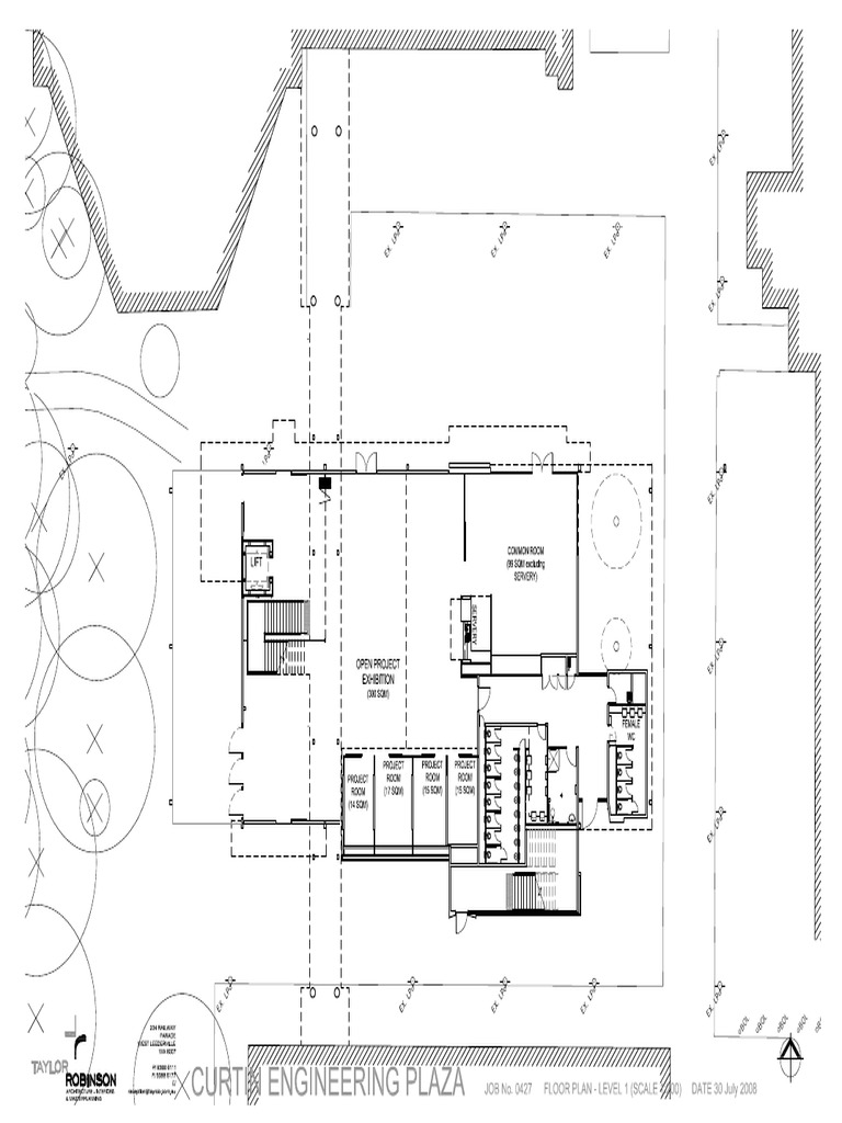 2008 1 Floor Plan Level 1 Servery | PDF