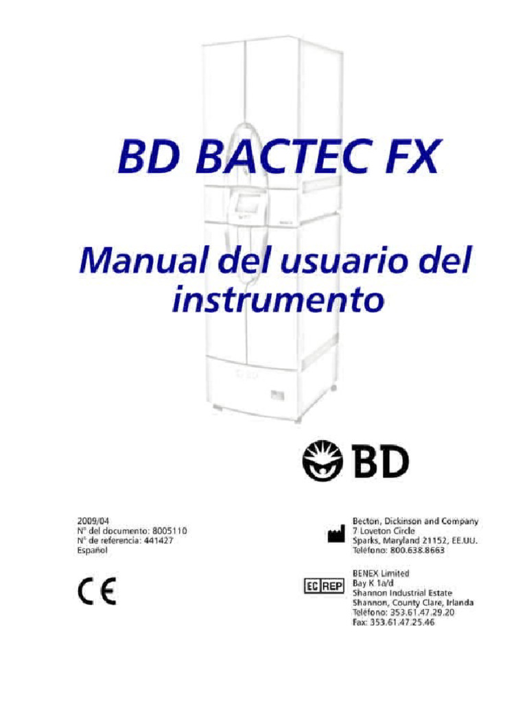 BD Bactec FX Manual de Usuario 138098860 | PDF