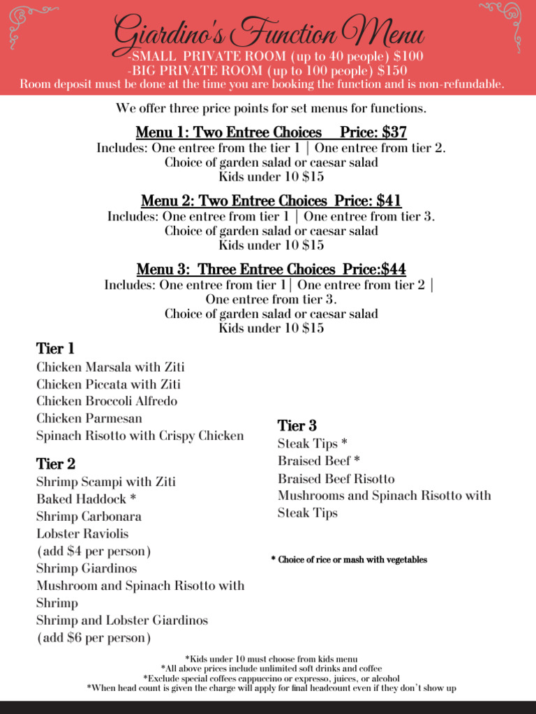 Function Menu Novo (1) | PDF | Menu | Salad