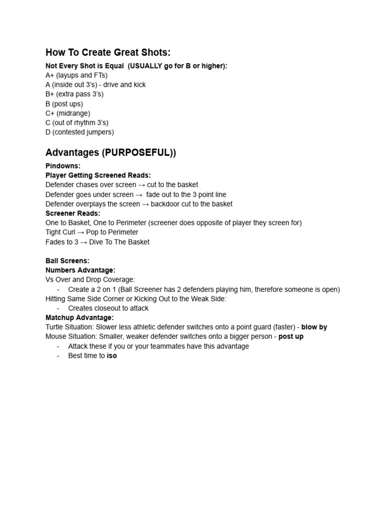 Bball Iq Masterclass | PDF | Sports | Team Sports