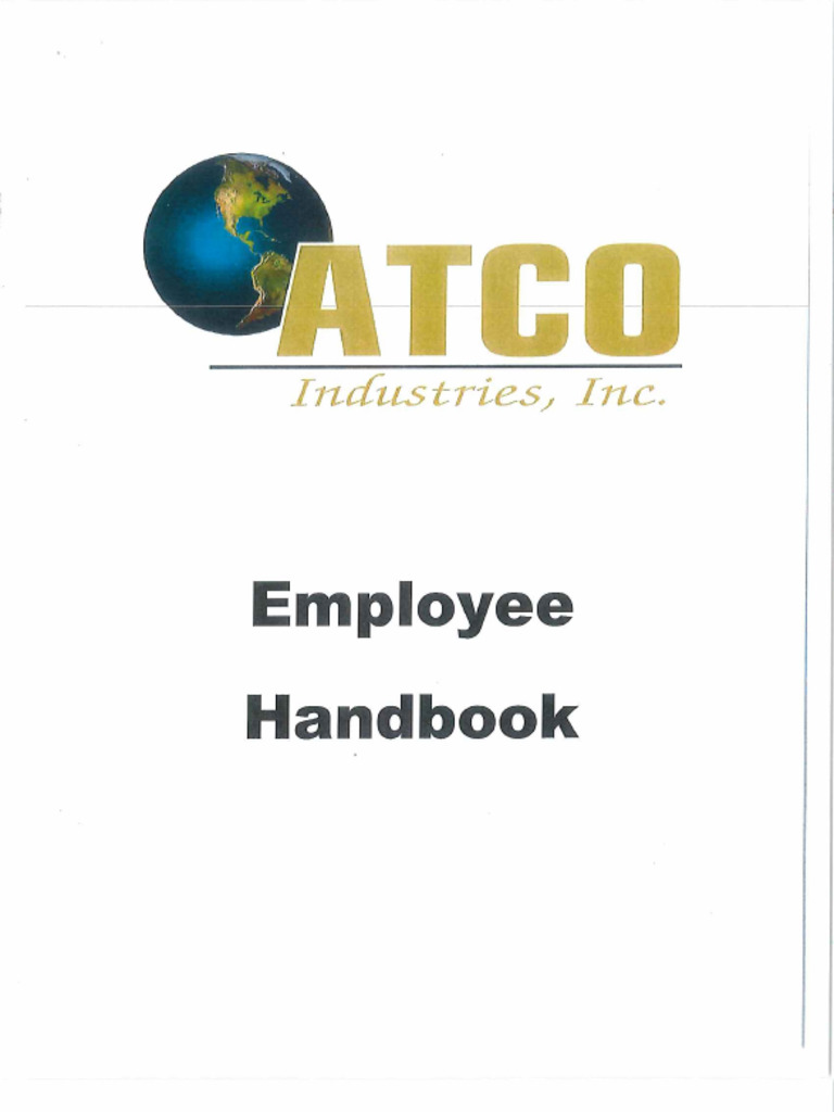 ATCOEmployee Handbook 2018 | PDF