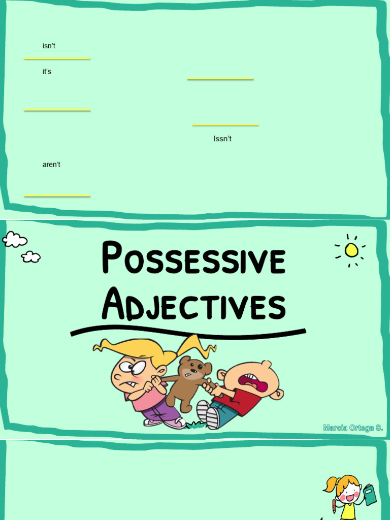 2- POSSESSIVE | PDF | Syntactic Relationships | Semantics